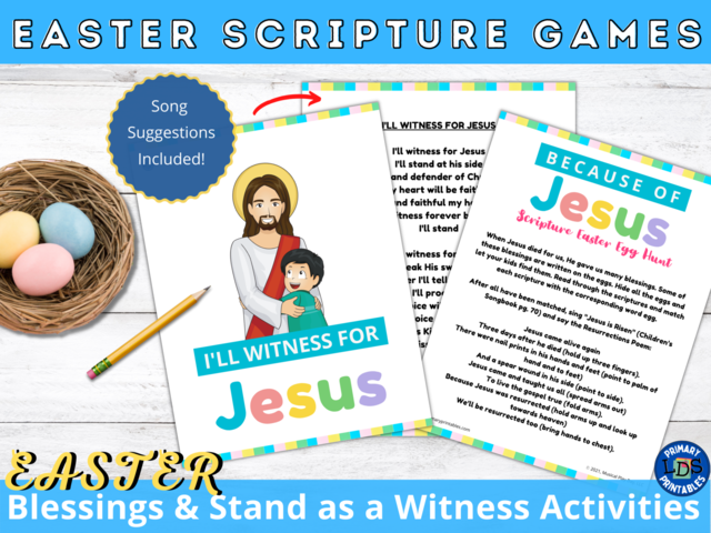 Easter Atonement & Resurrection Lesson Ideas & Resources for Kids