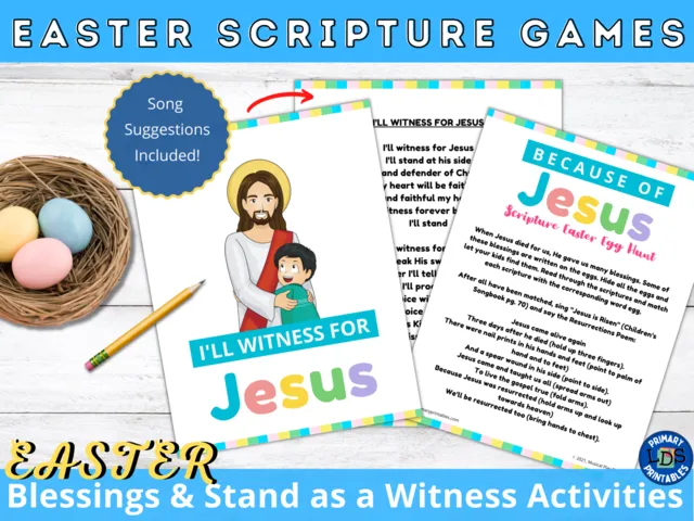 Easter Atonement & Resurrection Lesson Ideas & Resources for Kids