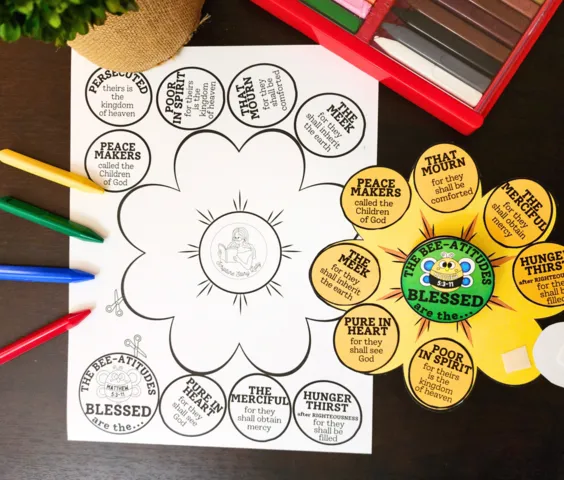 Beatitudes Sermon on Mount Lesson Ideas & Resources for Kids