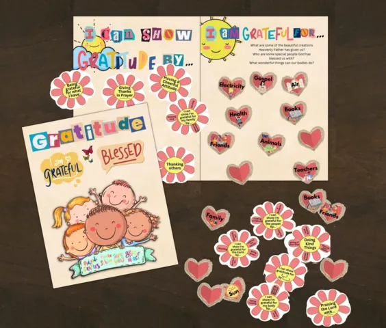 LDS Blessings Gratitude Thankful Lesson Ideas, Activities, Crafts ...