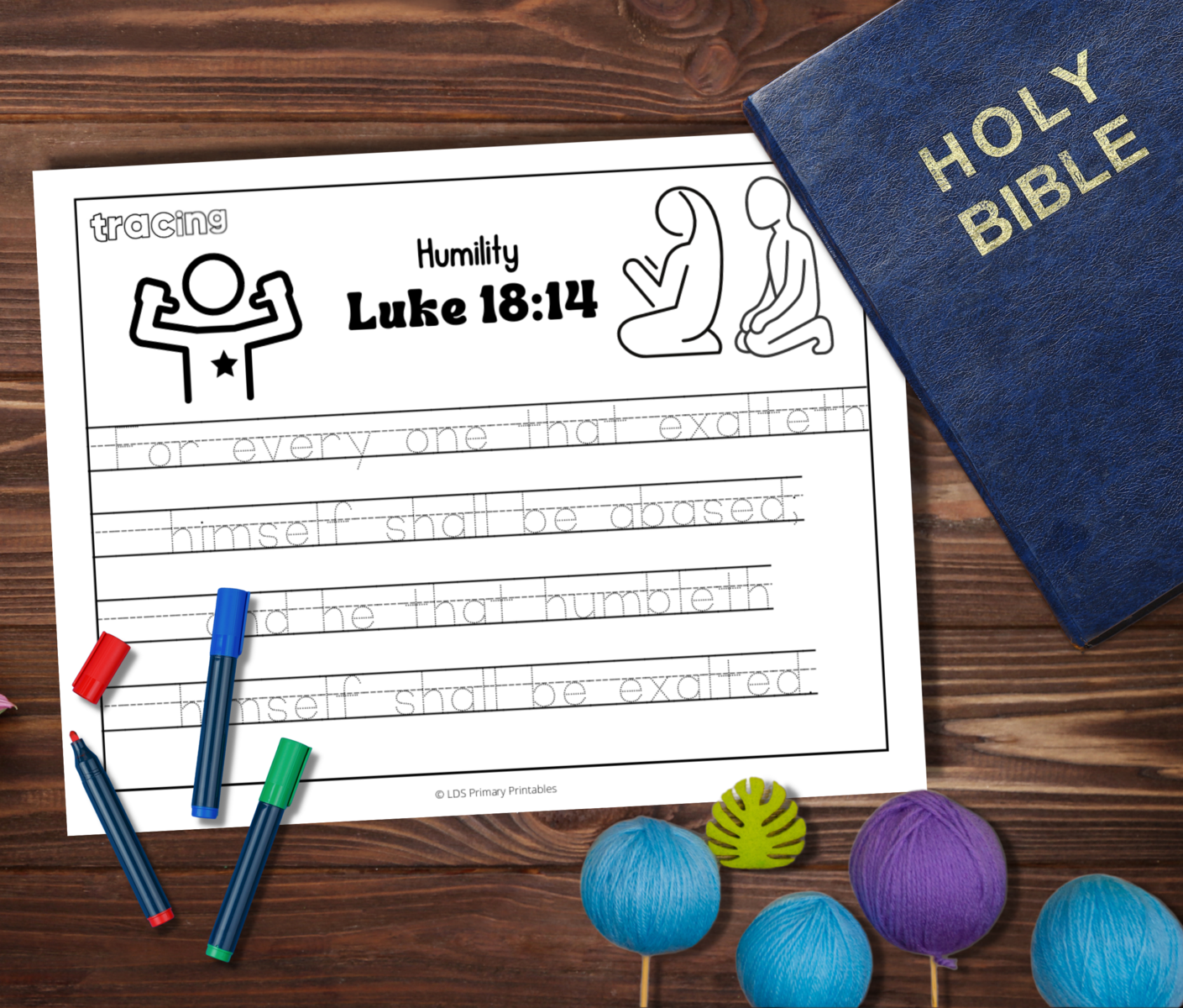 Parable of the Pharisee & Publican Bible Lesson & Activities for Kids