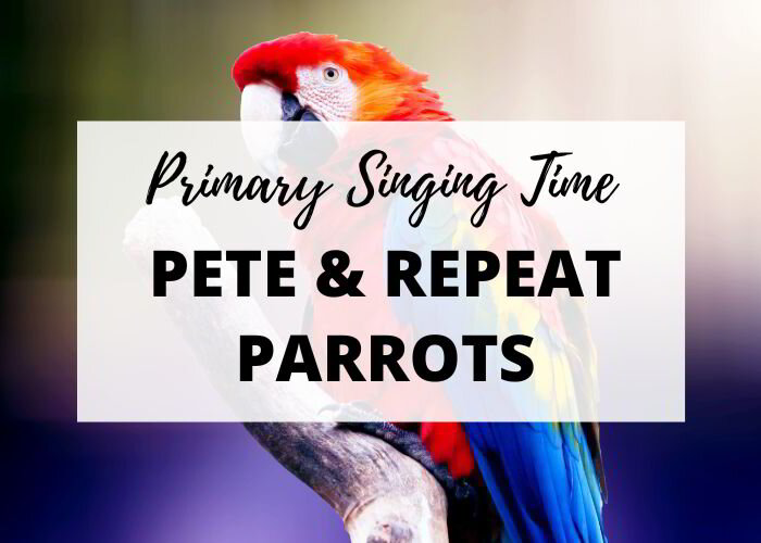 PETE & REPEAT PAPER PARROT Kids Craft Printable