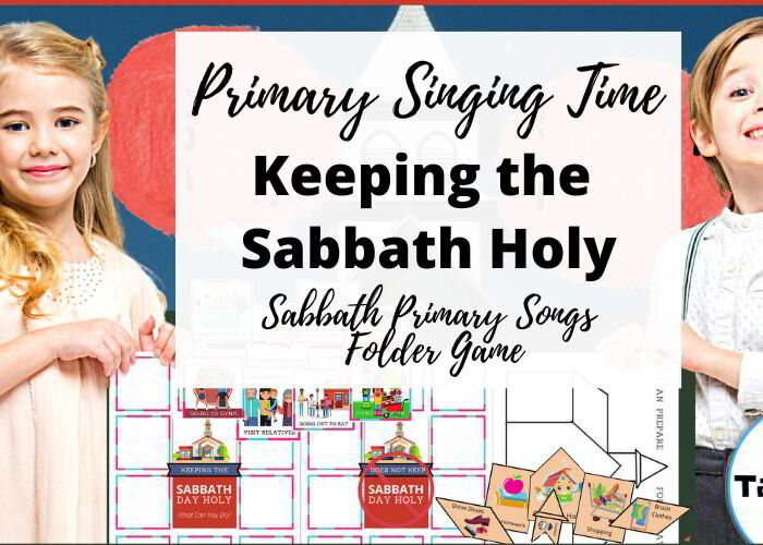 Keeping the Sabbath Holy Folder Game Printable for Kids