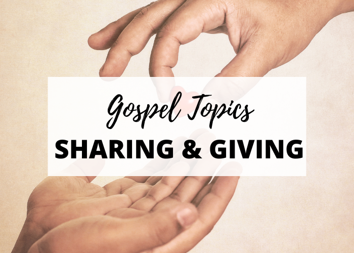 Sharing Generosity Kids Lesson Ideas & Resources