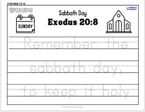 The Big list of Sabbath Day Lesson Ideas (Come Follow Me, Kids Bible ...