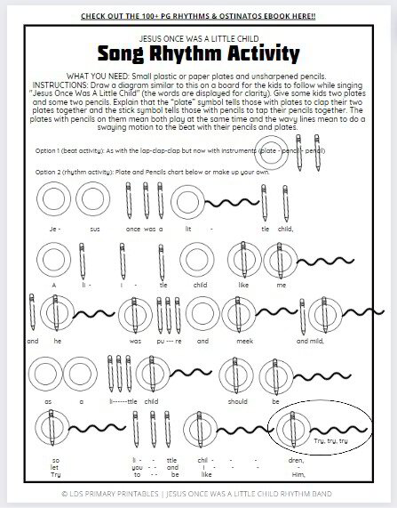 Jesus Once Was A Little Child Primary Singing Time Ideas