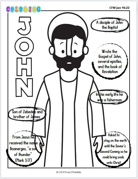 Come Follow Me Jan 2023 John 1 Family & Primary Lesson Ideas & Resources