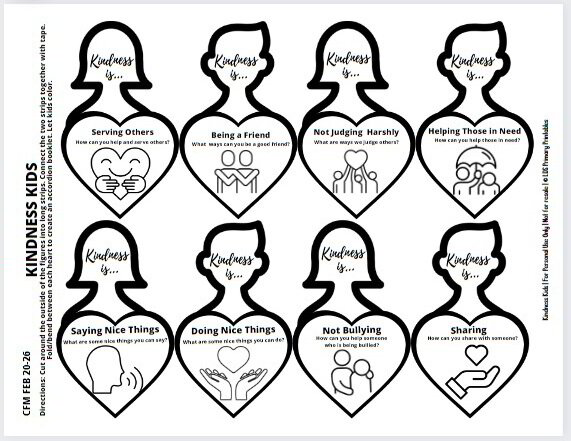 Love & Kindness Resources, Lesson Ideas, Kids Activities: LDS Primary ...