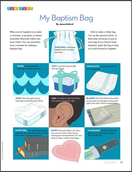 Baptism Lesson Resource Ideas & Activities (Come Follow Me Families ...