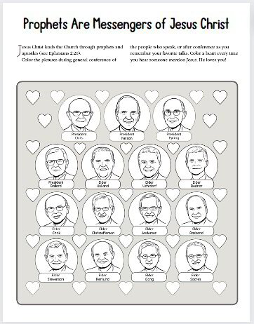 Prophet Lesson Ideas & Resources: Come Follow Me Families & LDS Primary