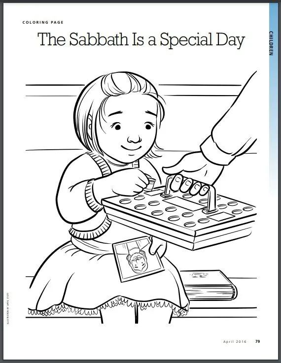 sabbath coloring pages printable