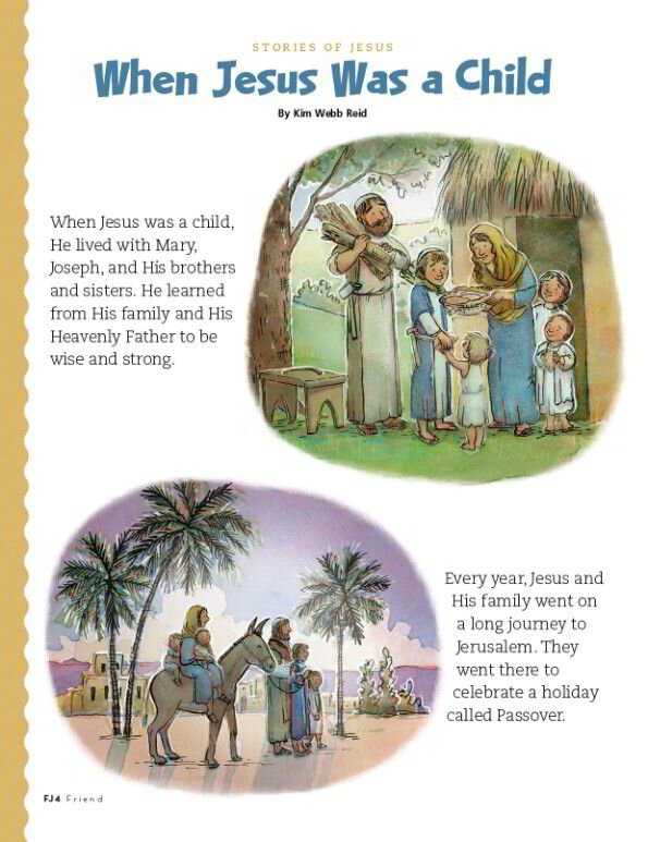 Jesus Once Was A Little Child Primary Singing Time Ideas