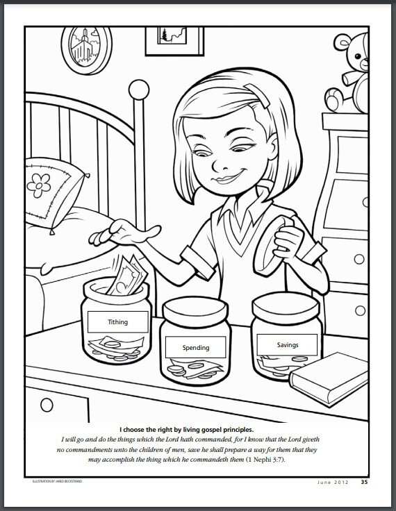 Tithing Lesson Resources(Come Follow Me Families, LDS Primary)