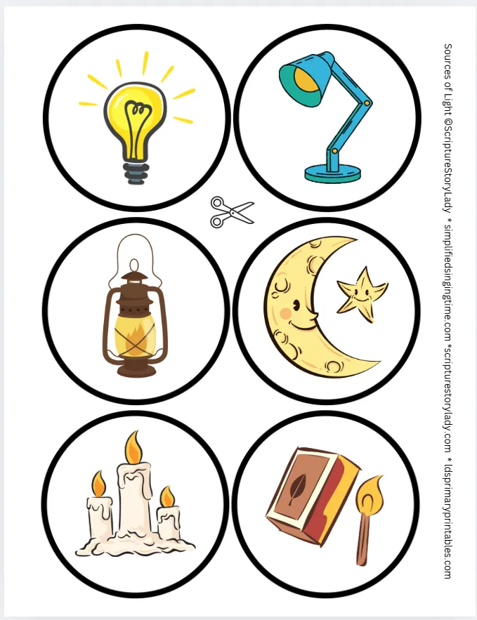 Shine On Primary Singing Time Ideas; Come Follow Me Primary