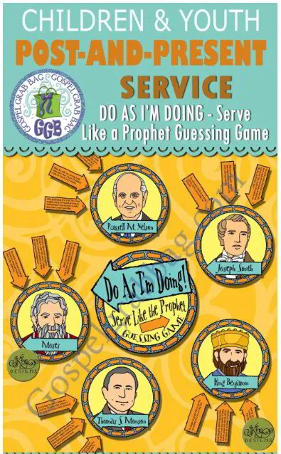 Prophet Lesson Ideas & Resources: Come Follow Me, LDS Primary