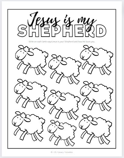 The Good Shepherd Parable Bible Lesson & Activities for Kids