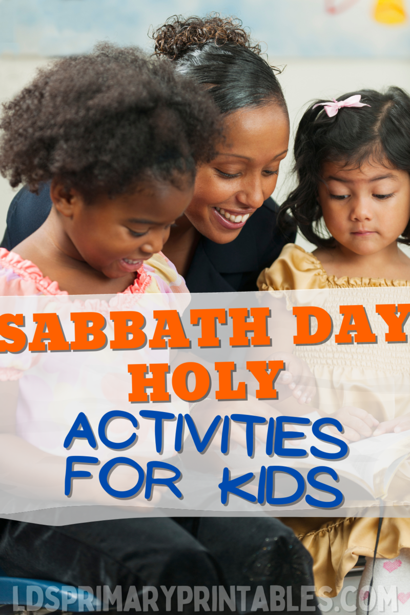Keeping the Sabbath Holy Folder Game Printable for Kids