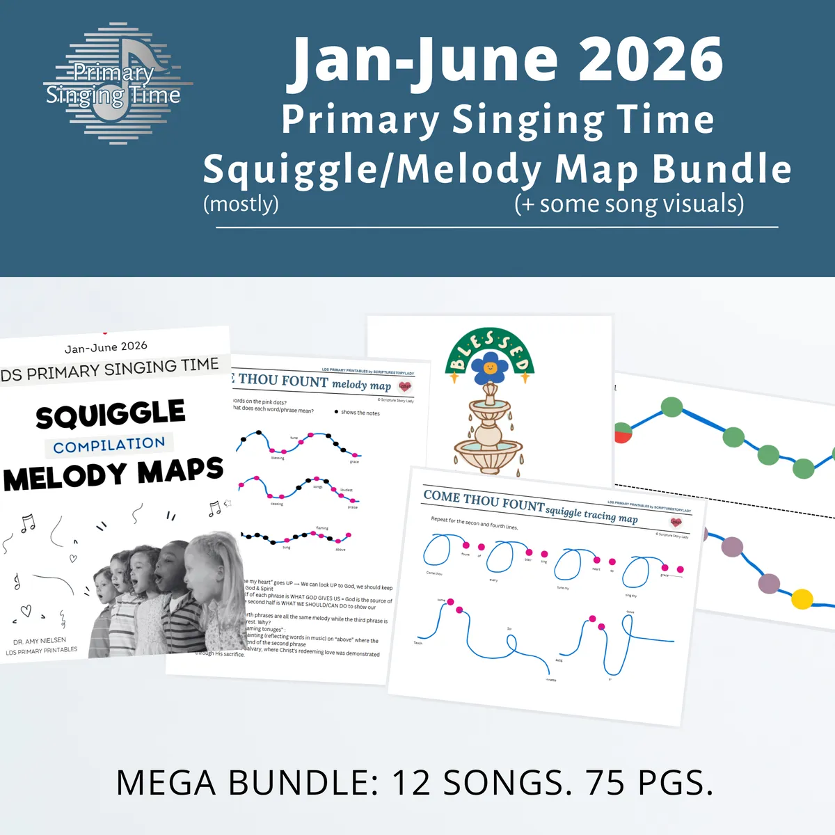 Primary Singing Time 2026 LDS Hymns & Primary Song Bundle by LDS ...