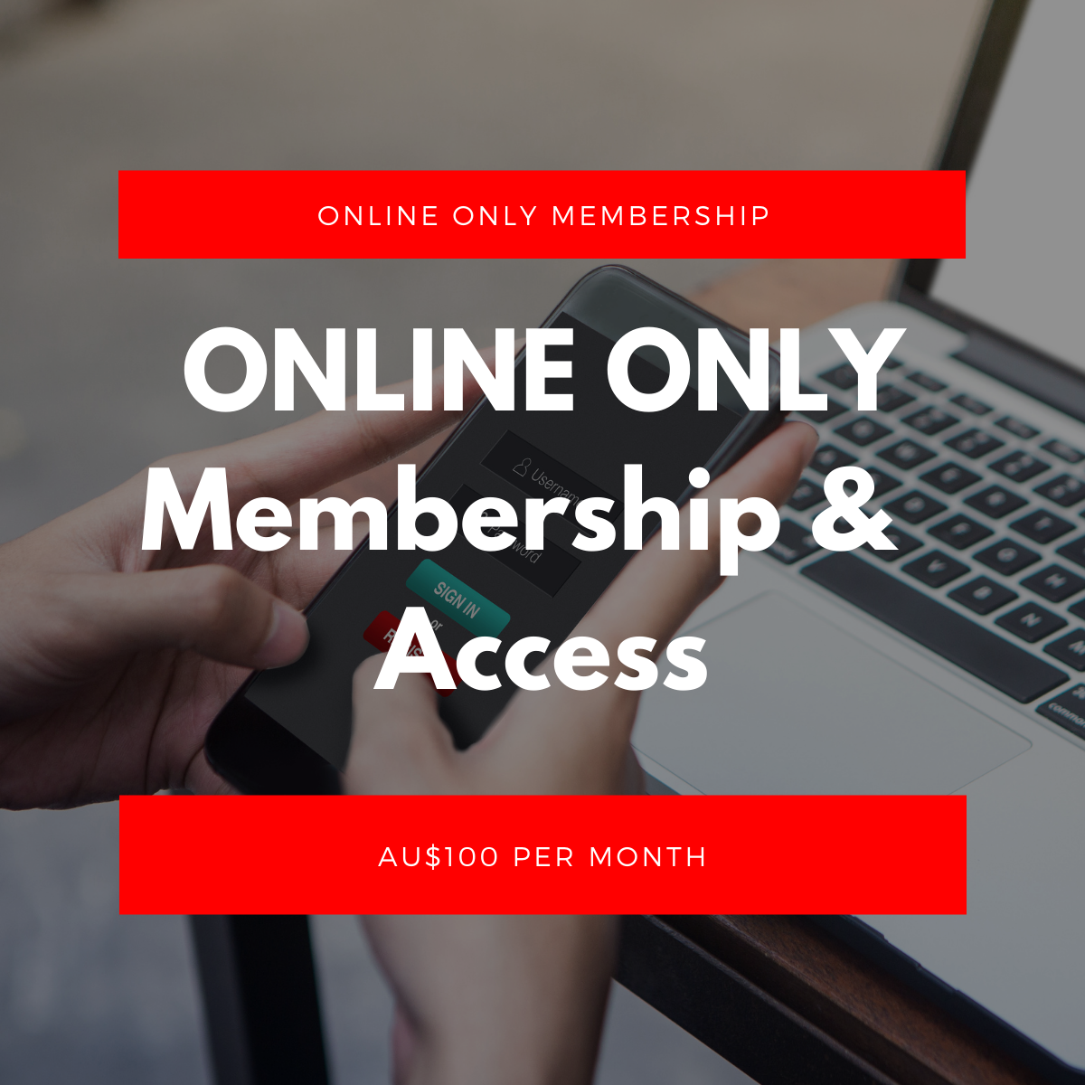 Online Only Membership & Access- Annual