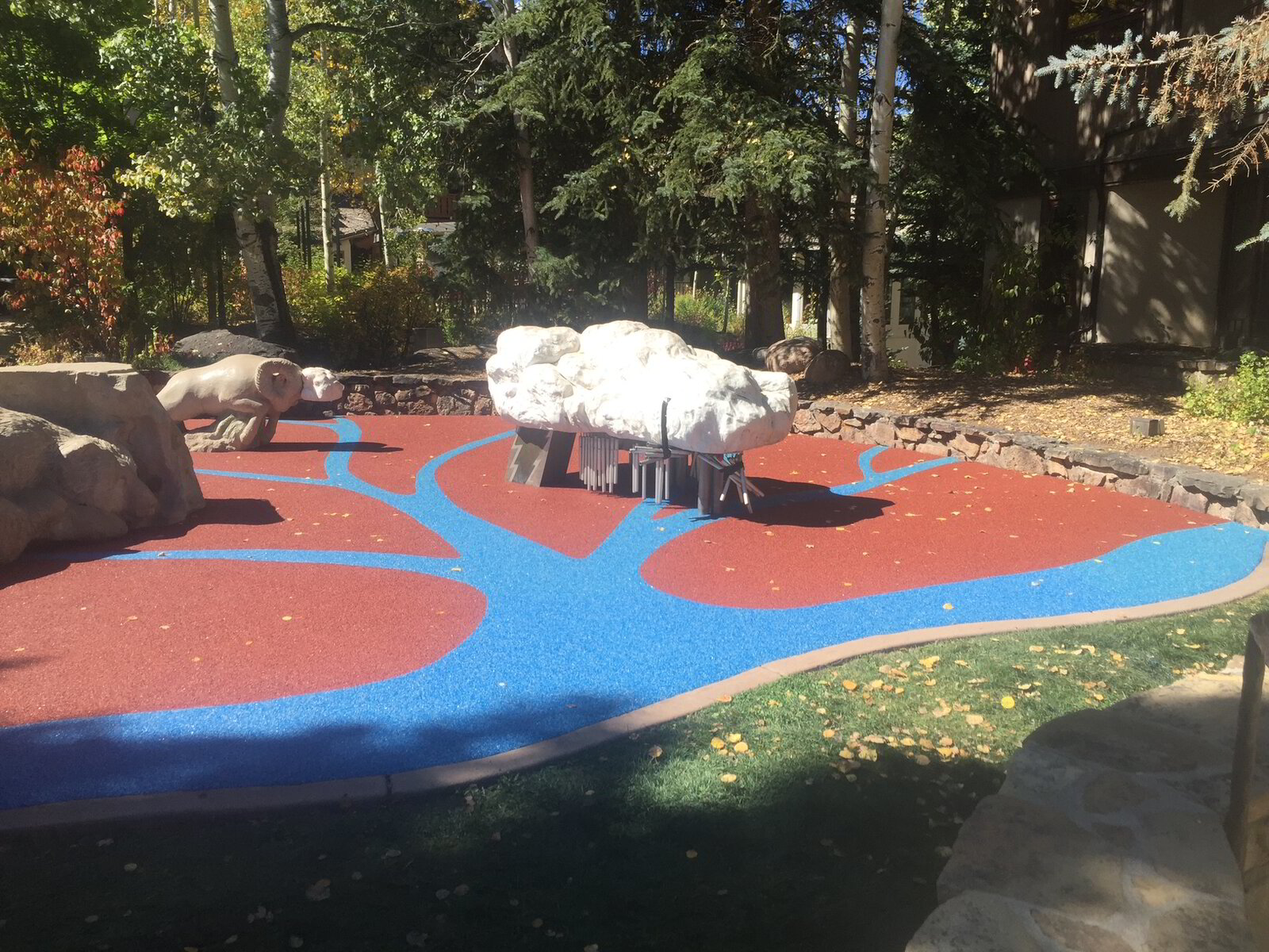 Poured Rubber Surfaces