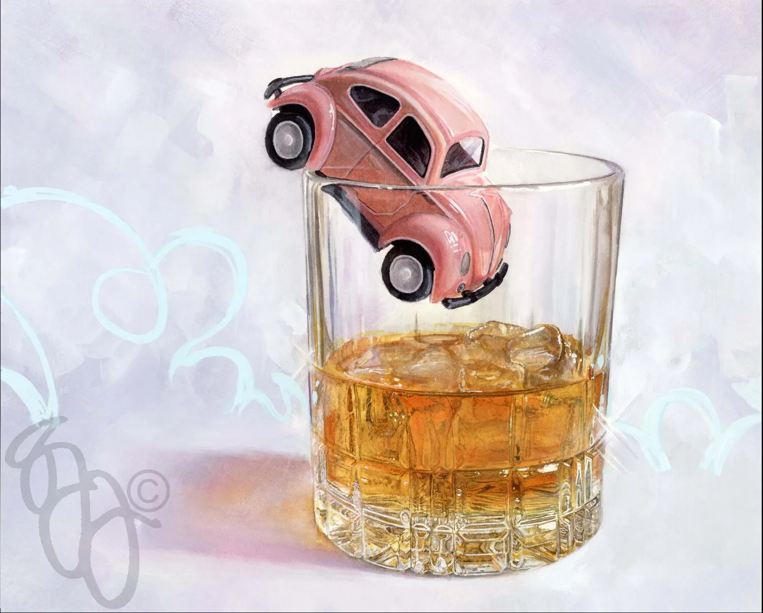 Pit Stop - Original painting