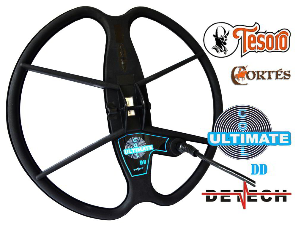 DETECH 13" Ultimate DD Search Coil For Tesoro Cortes, DeLeon, Golden ...