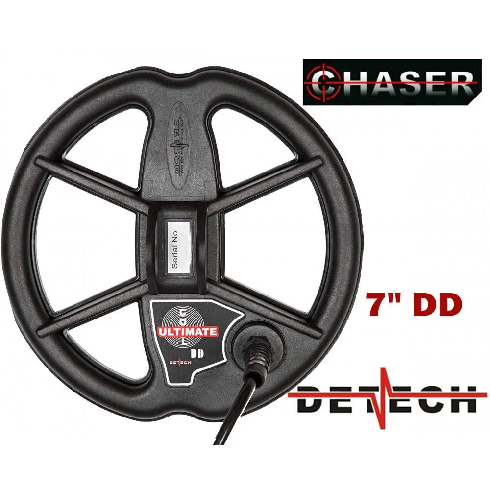 DETECH 7" SEARCH COIL CHASER METAL DETECTOR