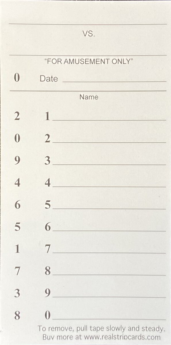 Real Strip Cards