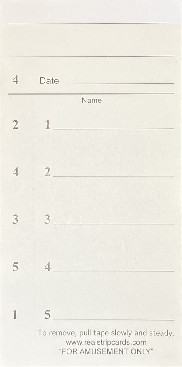 Real Strip Cards