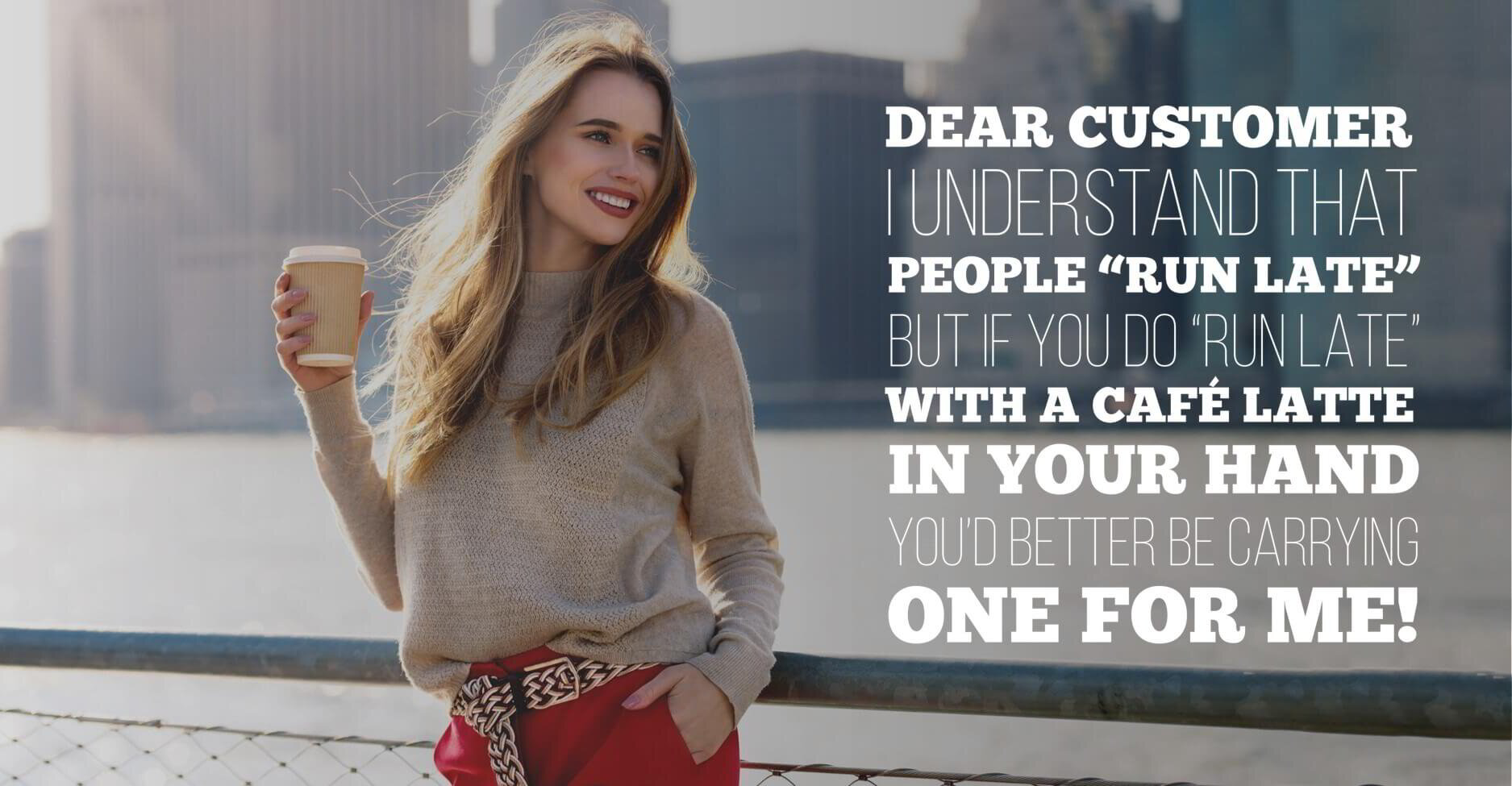 Running Late Poster Download for Nail Technicians and Salon Managers