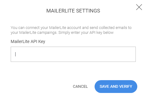Learning Center - MailerLite Integration