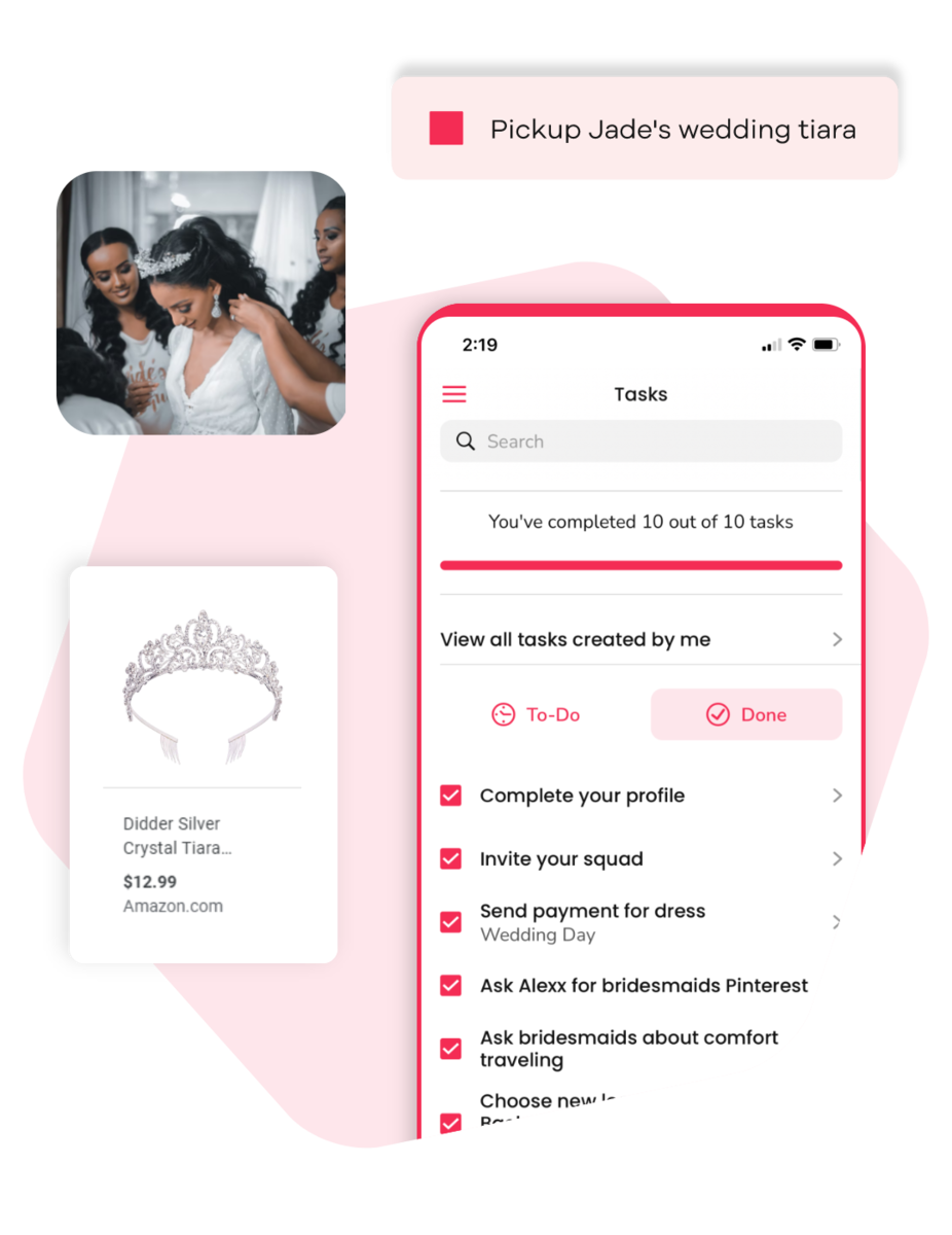 Bachelorette Party Planning App | Bridesquad App