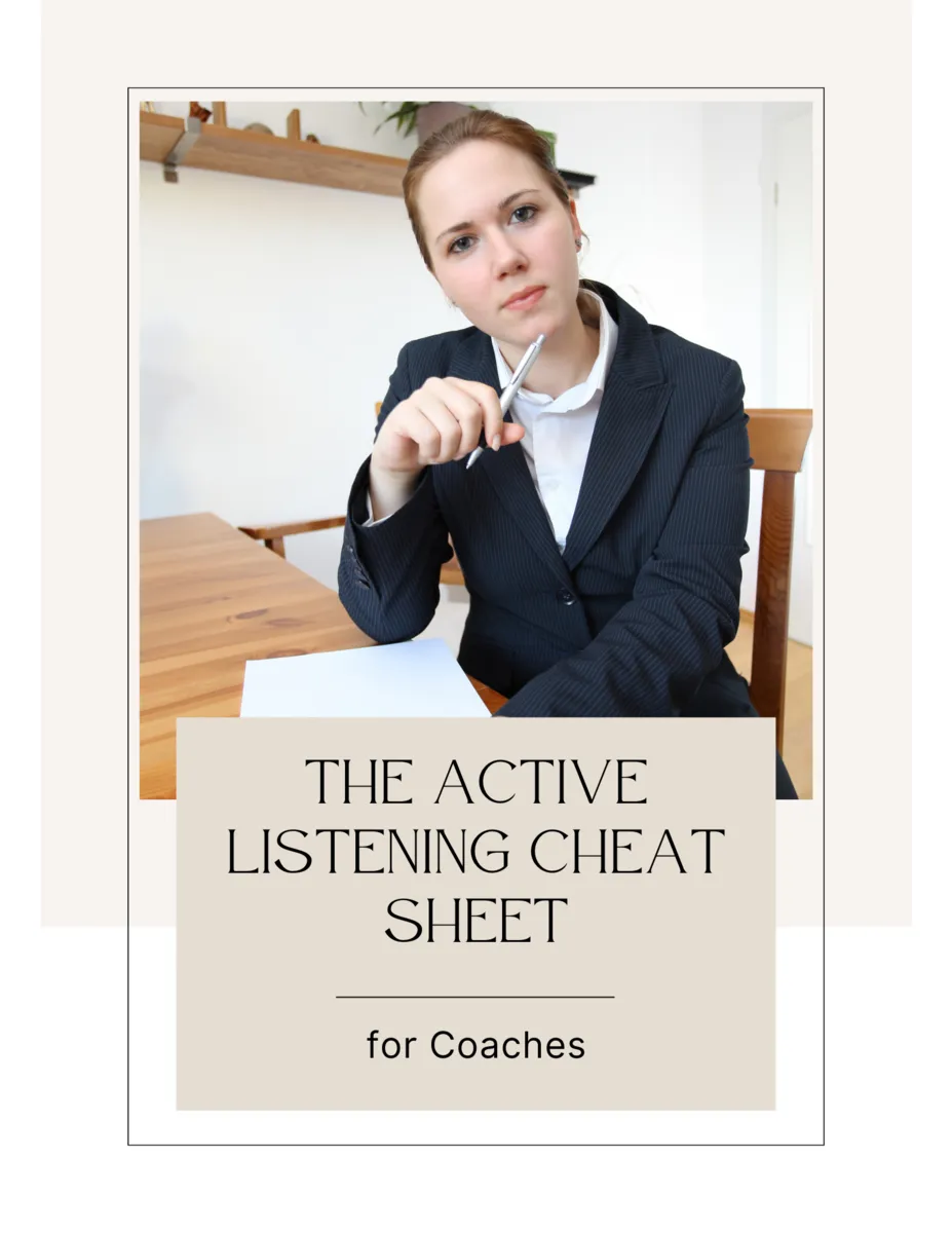 Active Listening Cheat Sheet