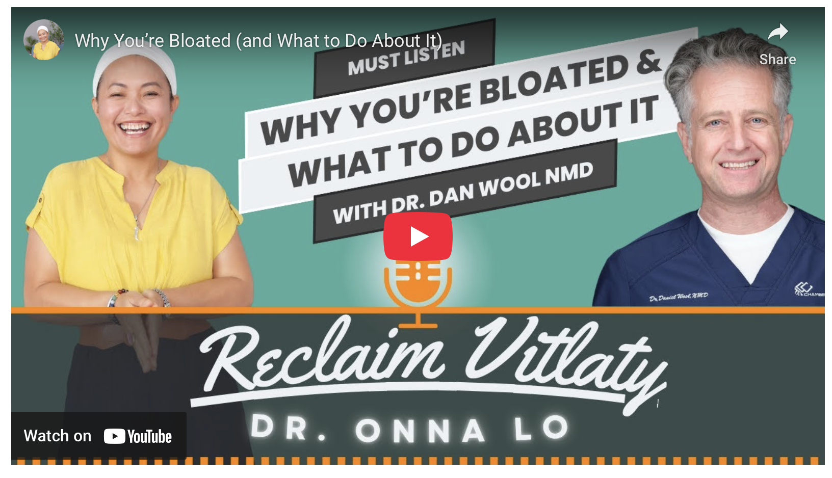 Dr. Wool on "Reclaim Vitality" Podcast