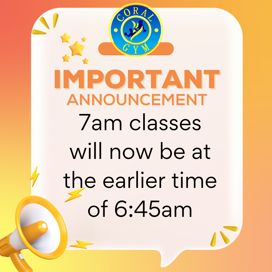 Coral Leisure Ballinasloe Early Morning Class Time Change