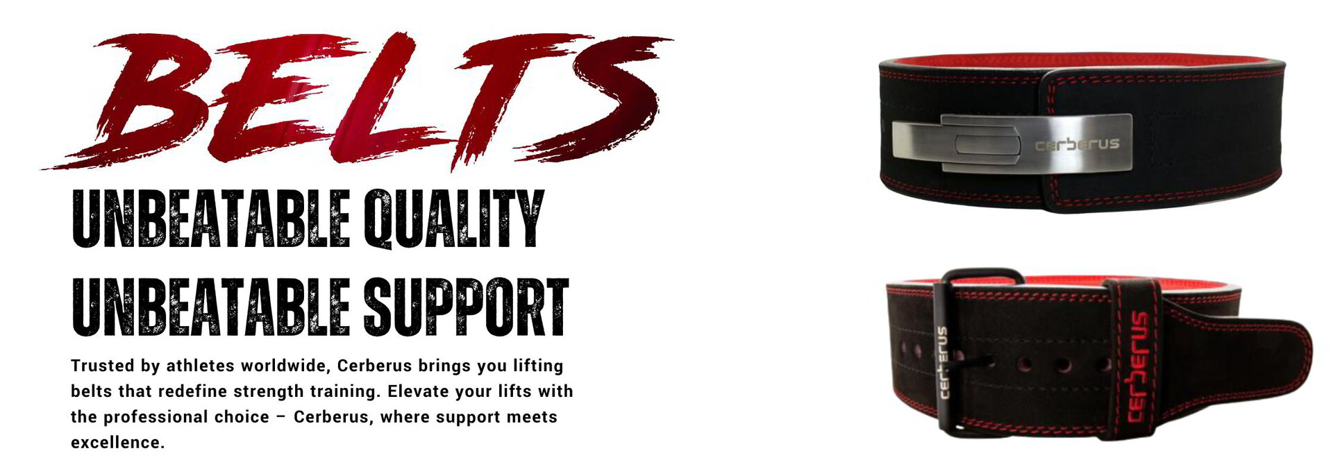 Cerberus Strength Powerlifting Strongman Belt