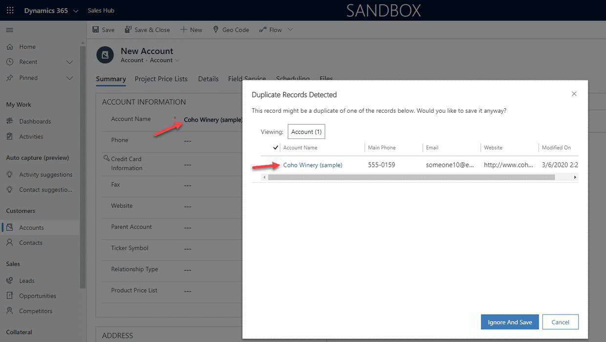 Use Duplicate Detection In Microsoft Dynamics 365