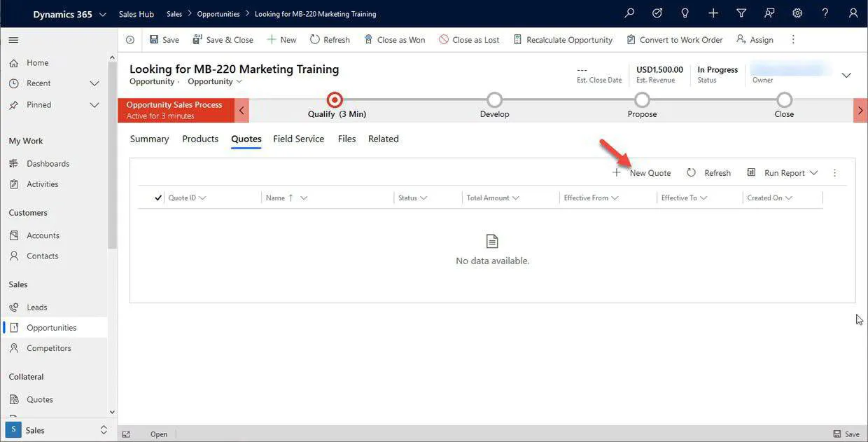 How To Convert Quotes to Orders In Microsoft Dynamics 365