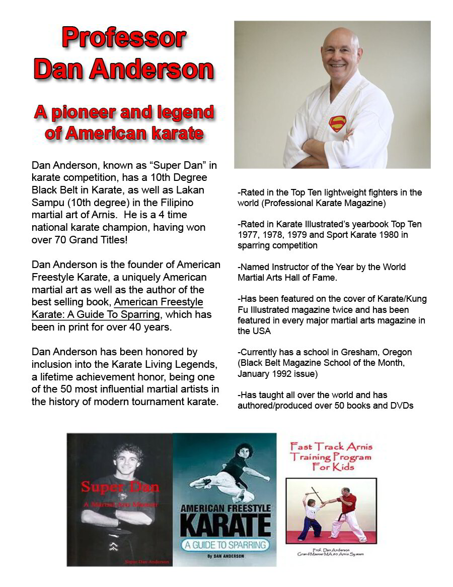 Special Guest: Grandmaster Dan Anderson!