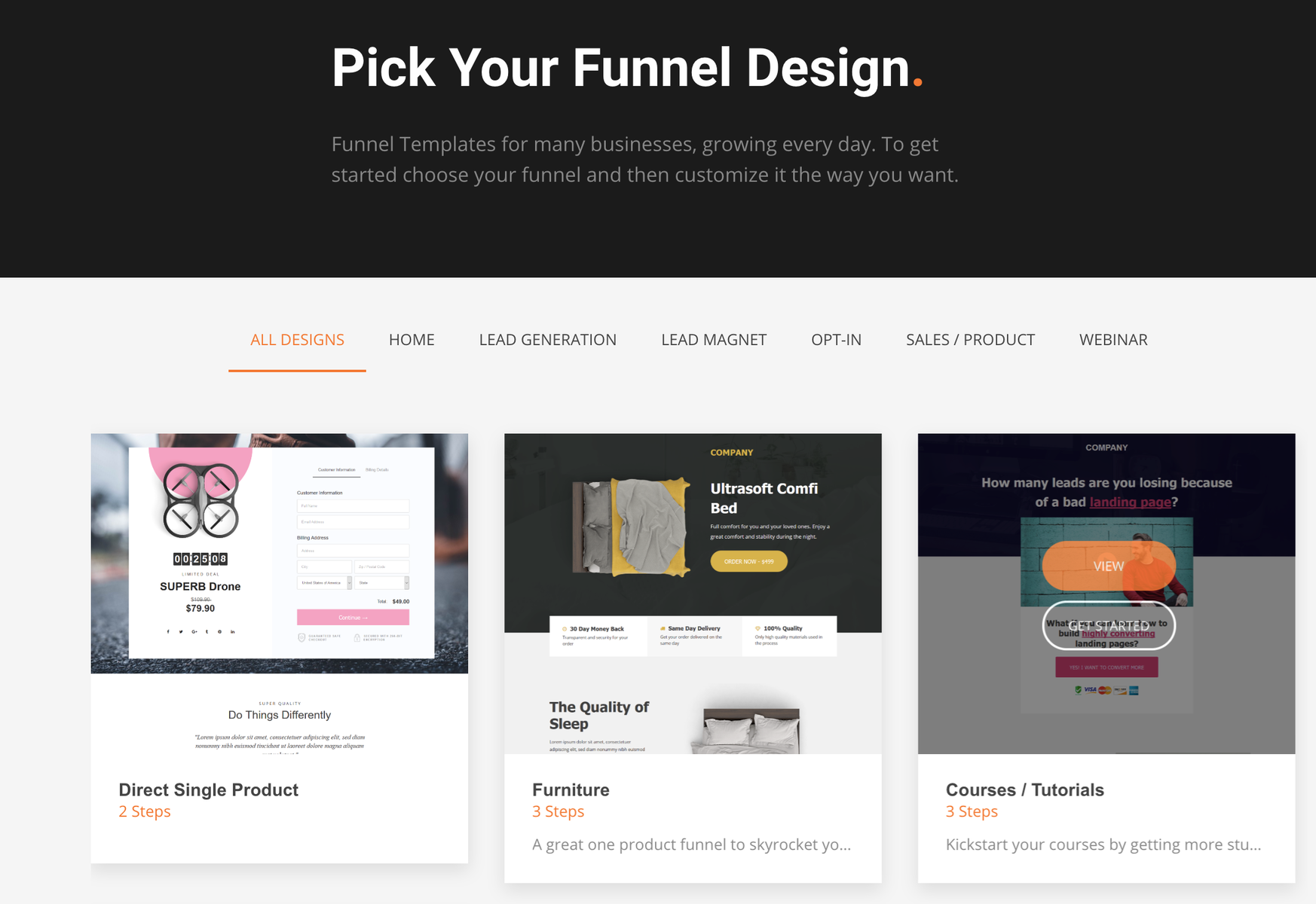 Marketing Sales Funnel | Sales Funnel Builder | SME Site Builder