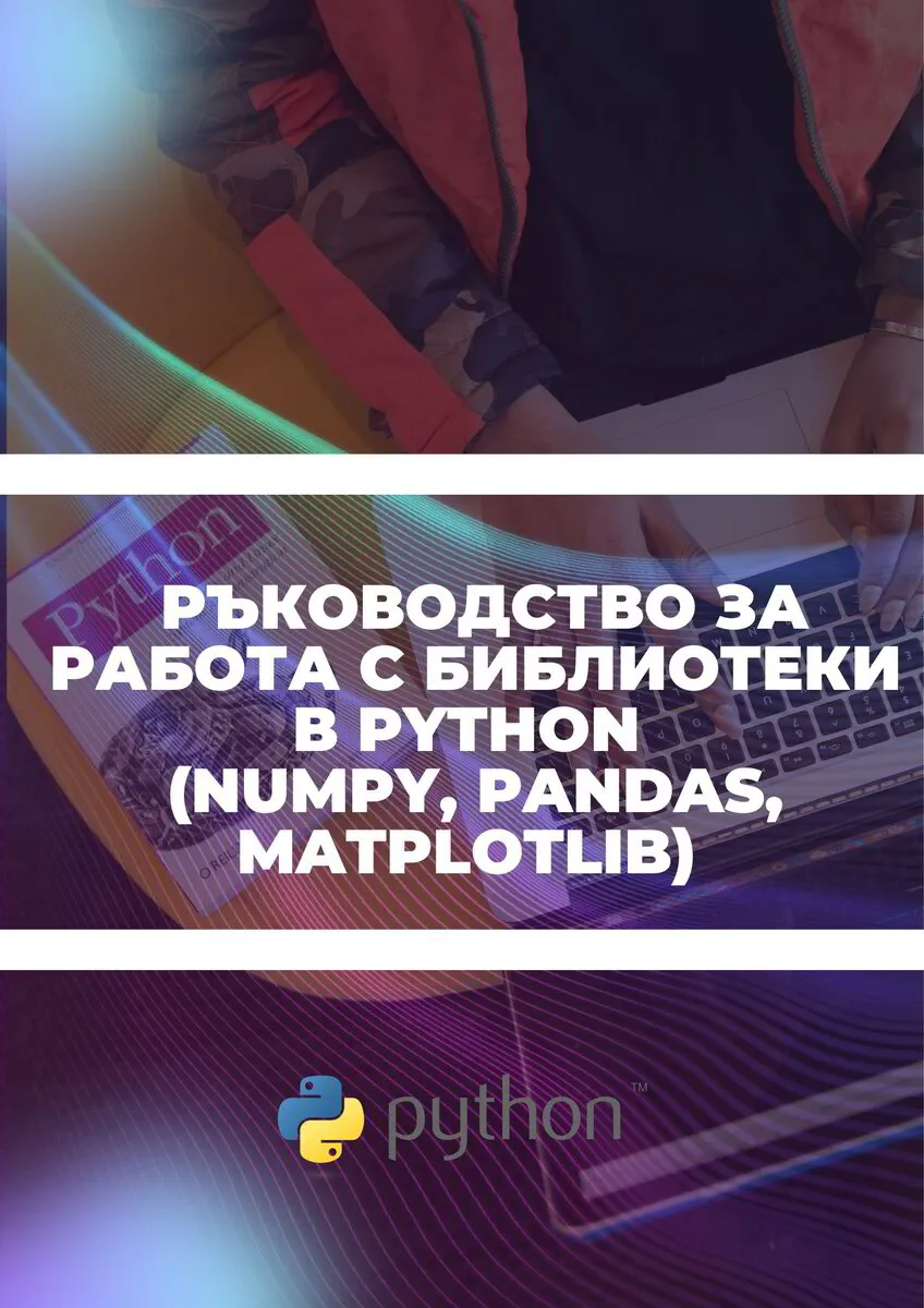 Ръководство за работа с библиотеки в Python Numpy Pandas Matplotlib