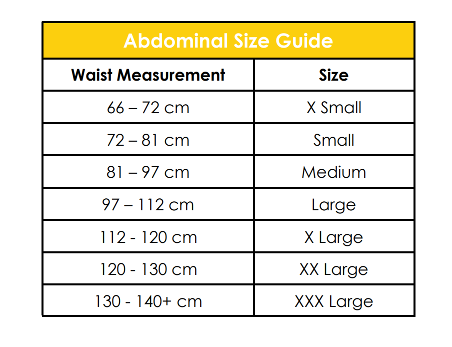 Walrus New Zealand Size Guides