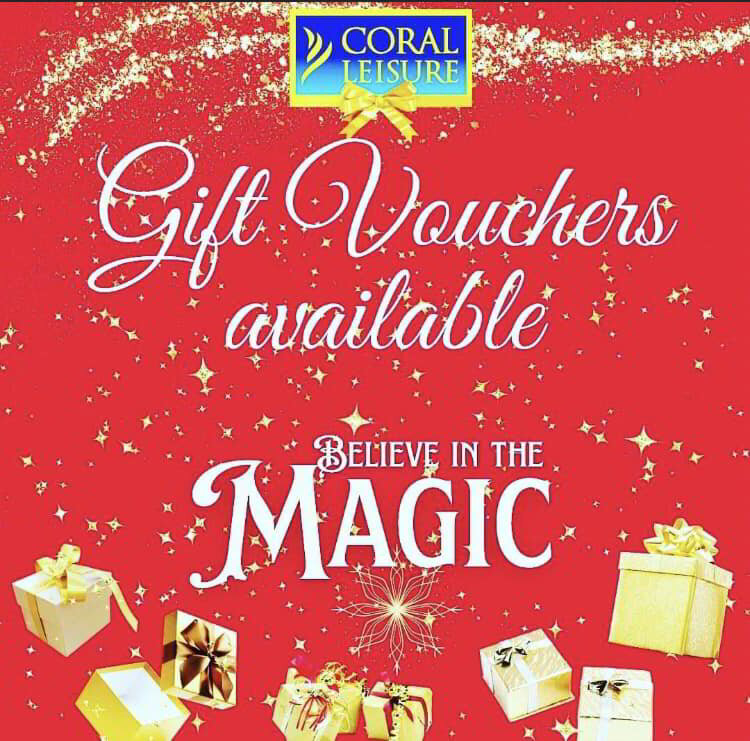 Coral Leisure Christmas Gift Vouchers