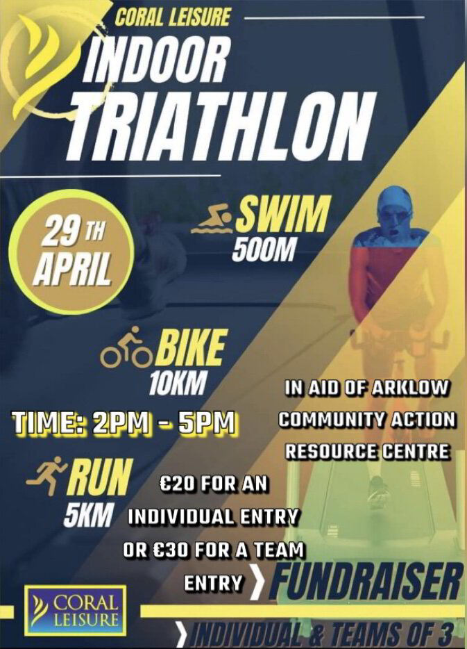 Coral Leisure Arklow's Indoor Triathlon 2023