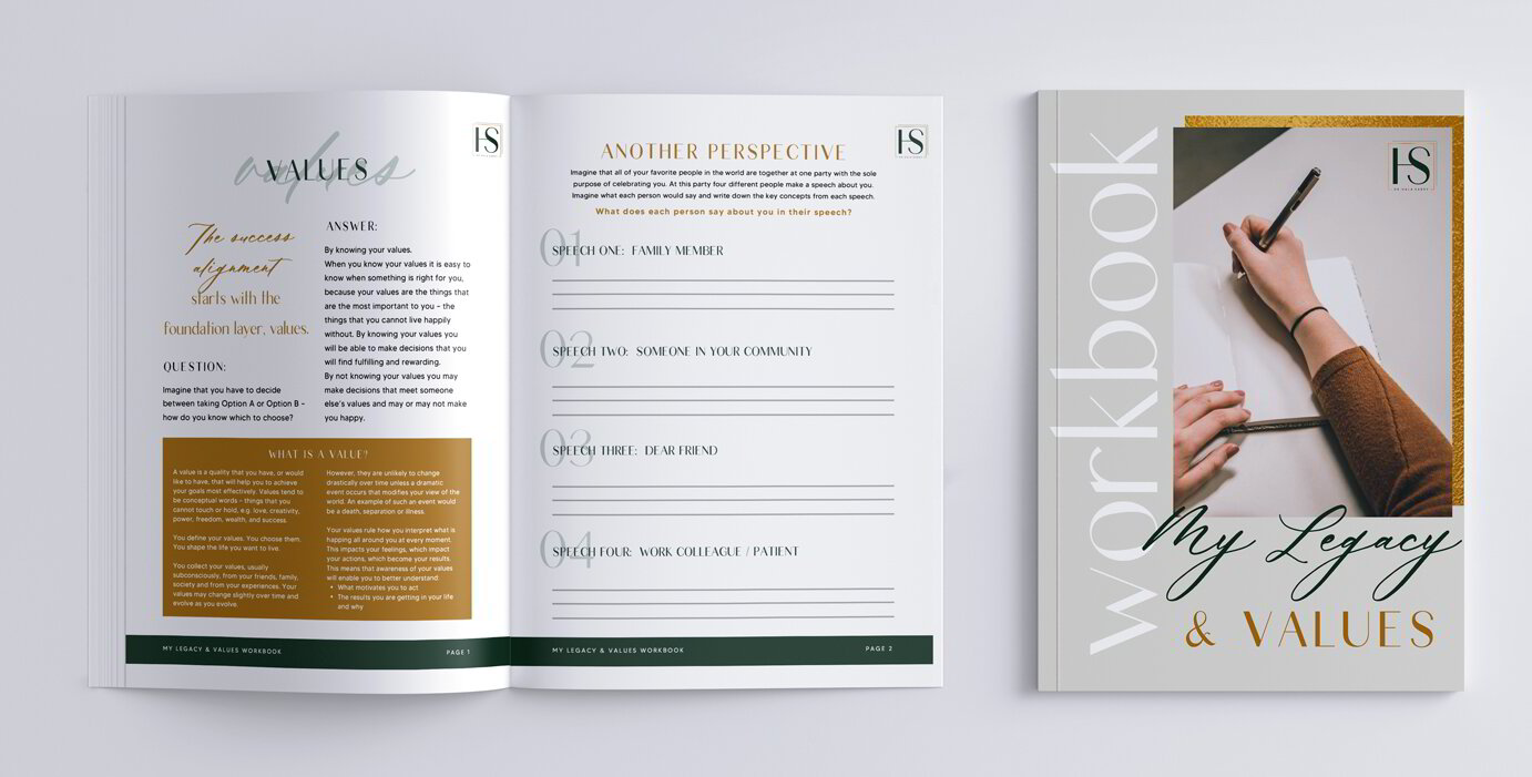 Dr. Hala Sabry - Free Legacy & Values Workbook