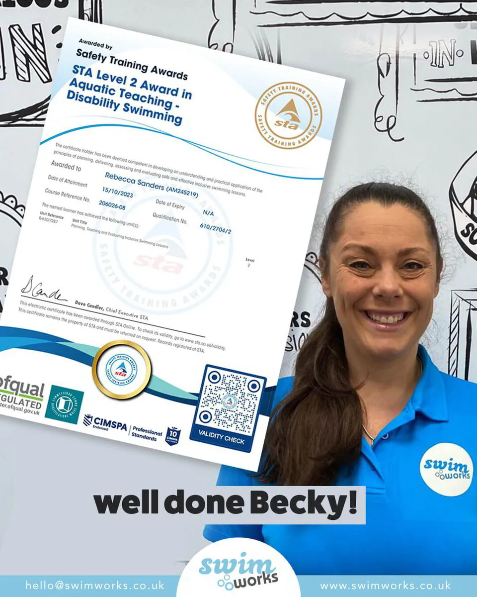 SEN classes at Swim Works