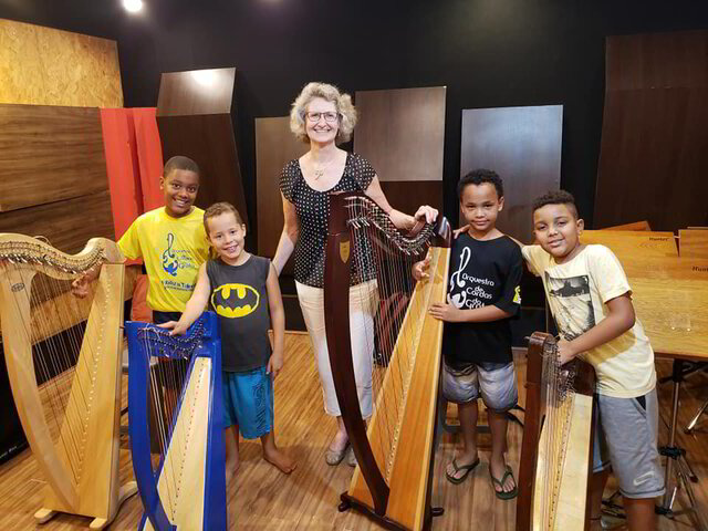 About my Journey with my Harp, Harp performances