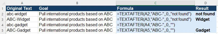 How to Use TEXTBEFORE and TEXTAFTER in Excel (Simple Guide)