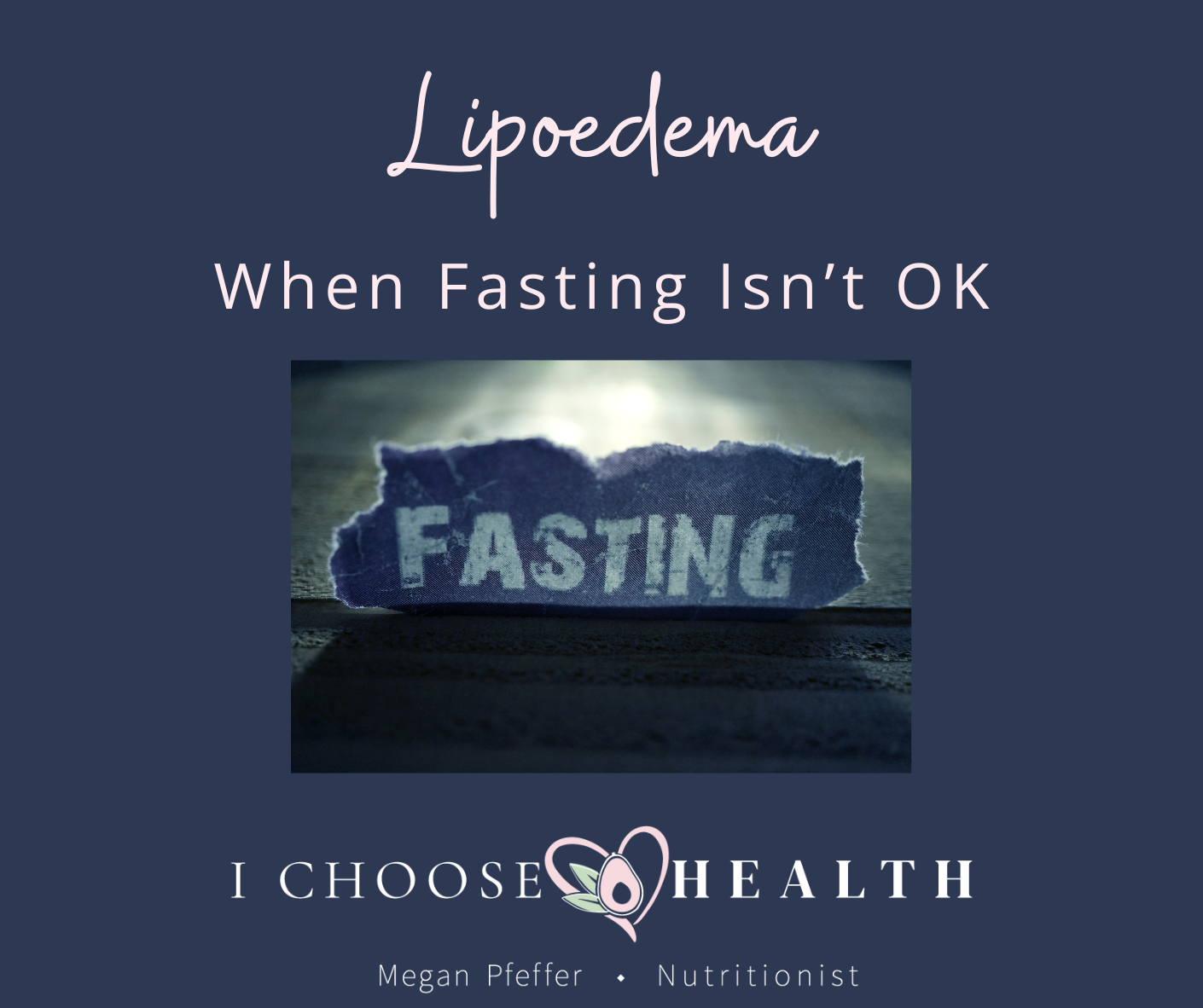 When fasting isn't OK