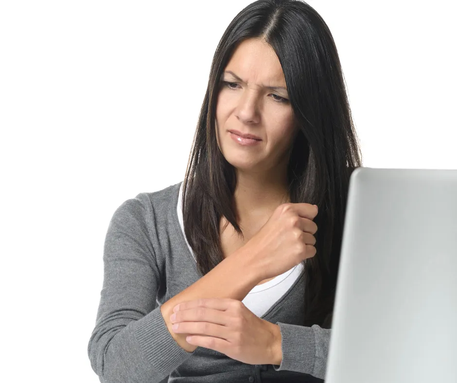 Too much texting or typing?